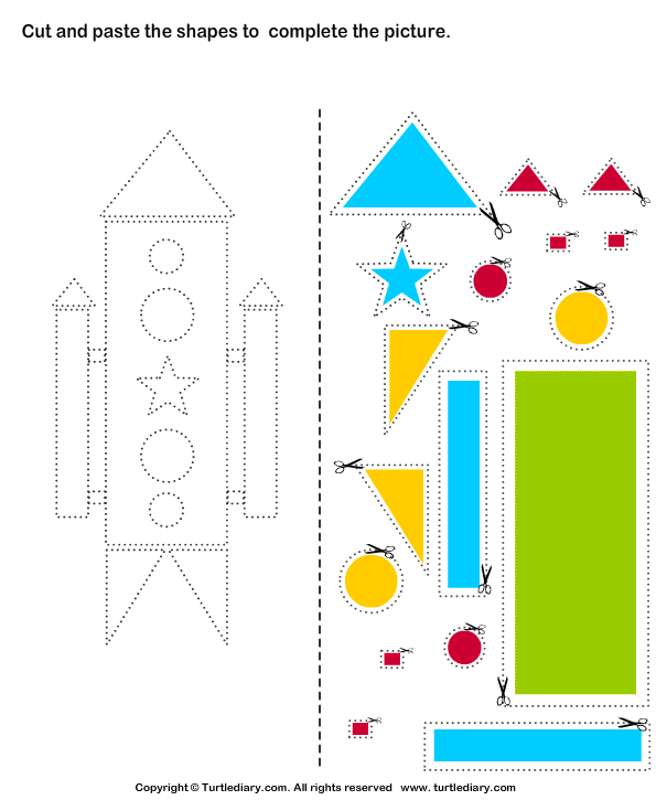 Cut And Paste Worksheet Rockets RalfHammond s Blog