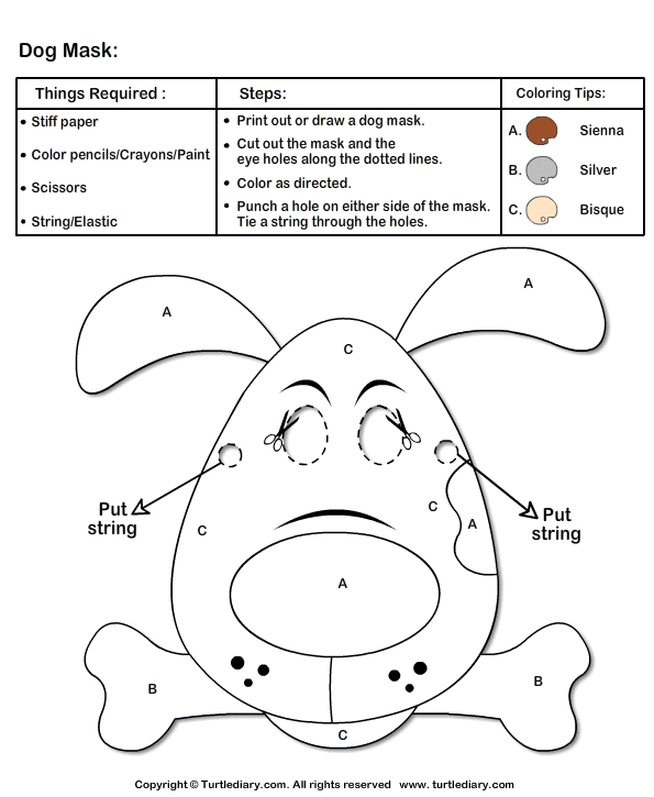Animal Mask Craft | Dog Mask