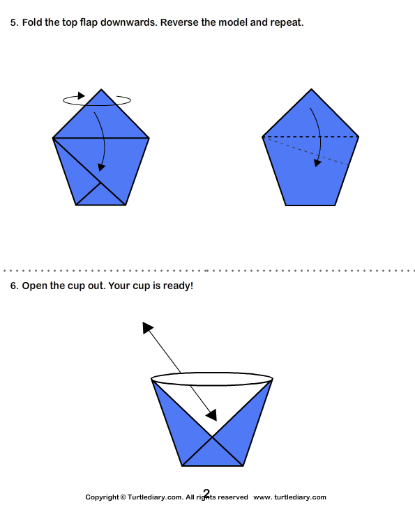 How to Make an Origami Cup | Make a Paper Cup
