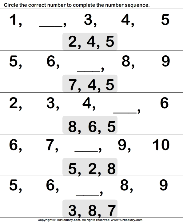 Ordinal Numbers Sixty One to Seventy | Turtle Diary Worksheet
