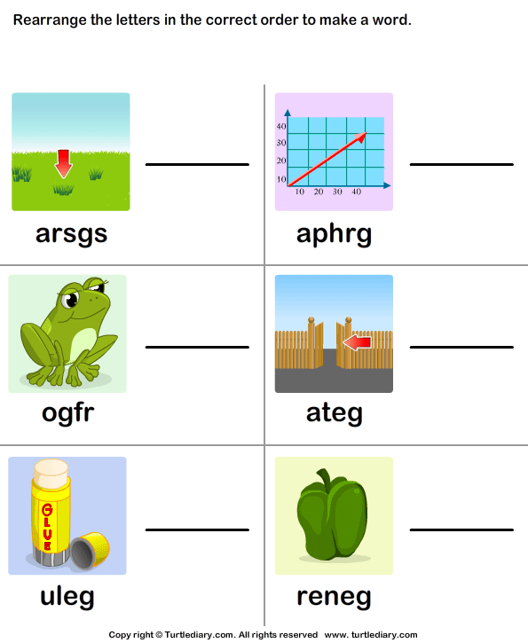 Rearrange The Letters To Make A Word Turtle Diary Worksheet Rearrange The Letters To Make A Word Turtle Diary Worksheet